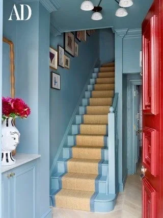 Blue Hallway Ideas And Inspiration — MELANIE LISSACK INTERIORS