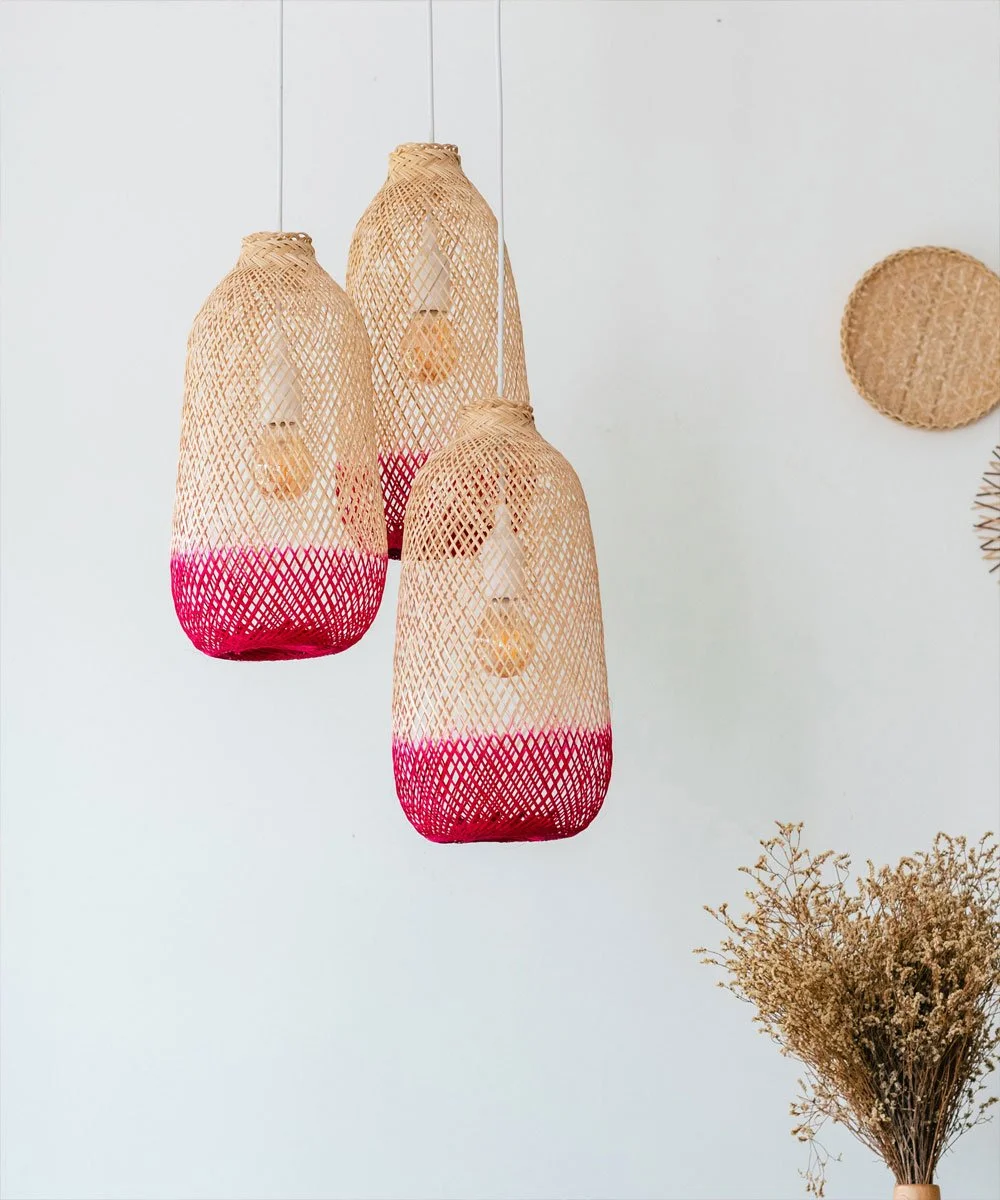 Illuminate Your Home With Sustainable Boho Bamboo Pendant Lighting From ...