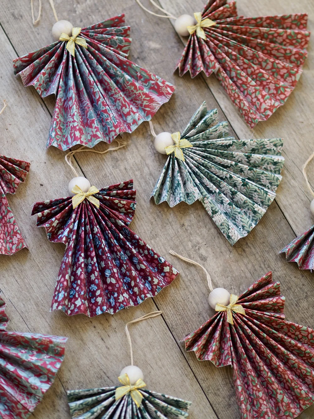 How To Make These Easy Paper Angel Christmas Decorations — MELANIE ...