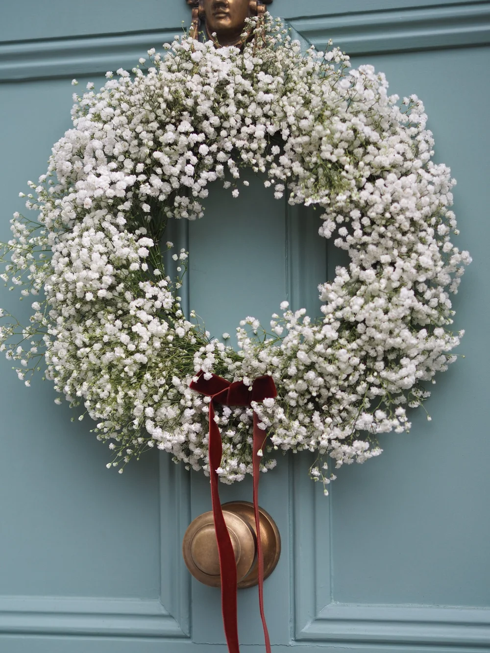 Wreath Making Idea: How To Make This Decorative Gypsophila Wreath ...