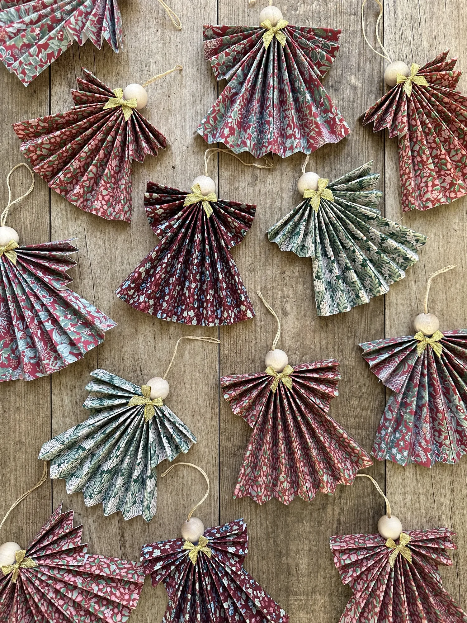 How To Make These Easy Paper Angel Christmas Decorations — MELANIE ...