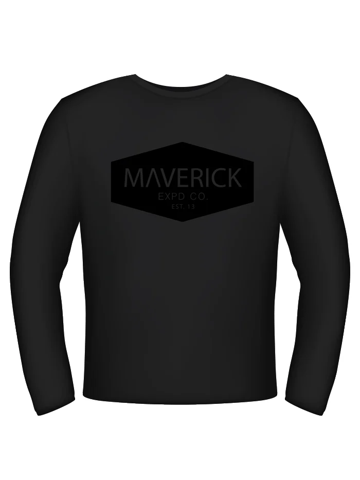 Maverick Apparel "Dark Matter" Black Sweater - Unisex — Maverick Apparel