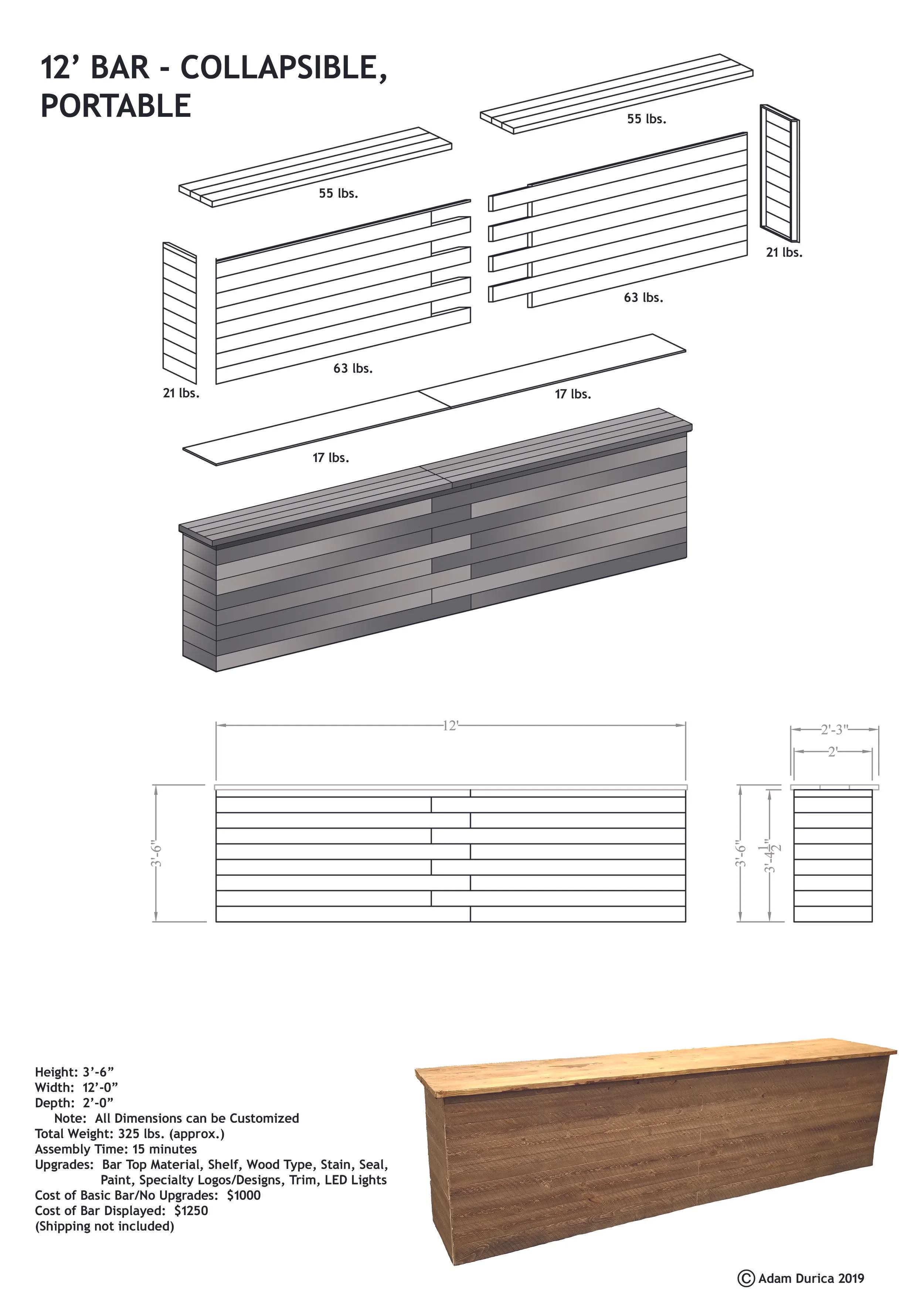 Bars & Backdrop Walls — Durica Design & Remodel
