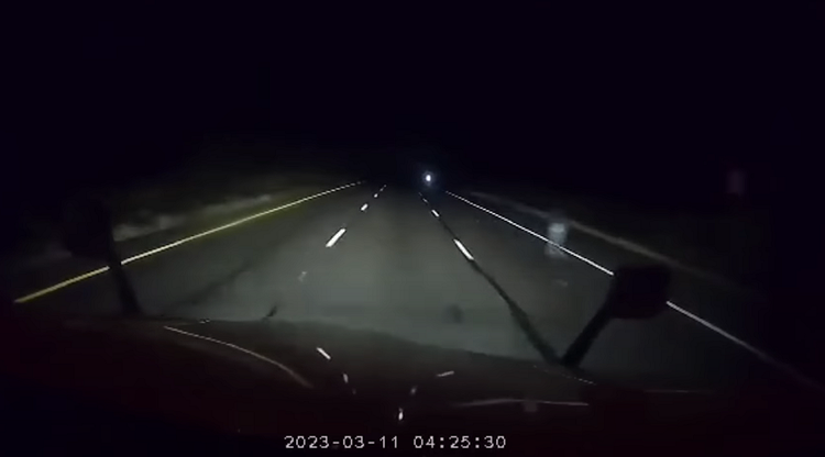 Trucker Captures Dashcam Footage of "Ghost" in Arizona — A Singular Fortean