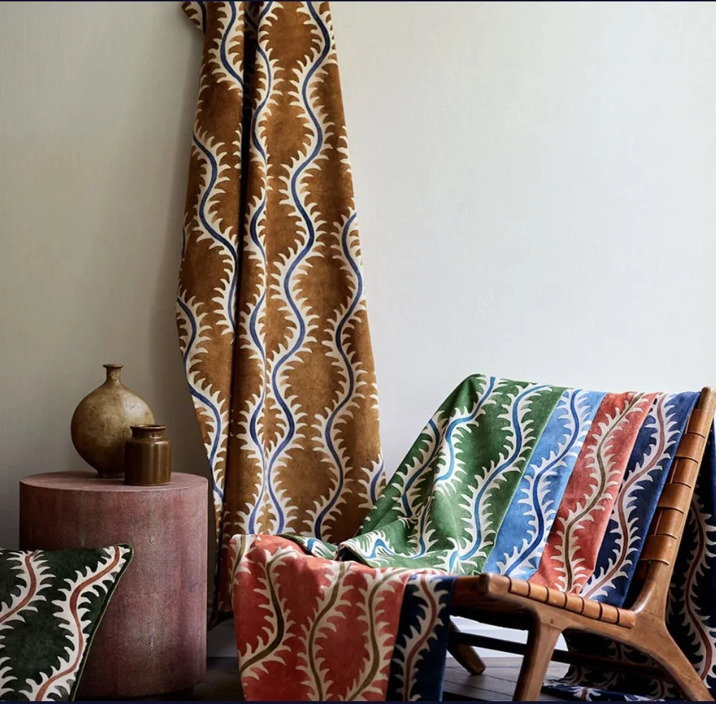 OMEGA III VELVETS | Linwood Fabrics | Available at Shades Interiors ...