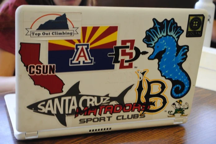 Creative Laptop Stickers For University Students | Gumtoo