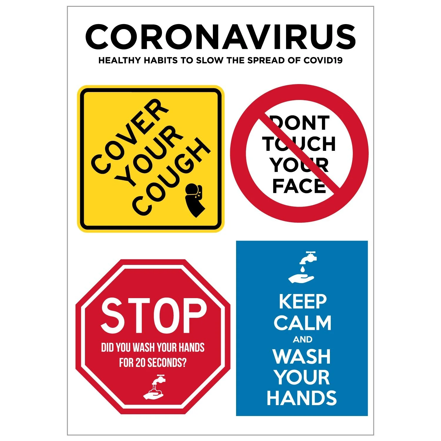 9 Eye-catching COVID-19 Stickers That Will Help Prevent The Spread of ...