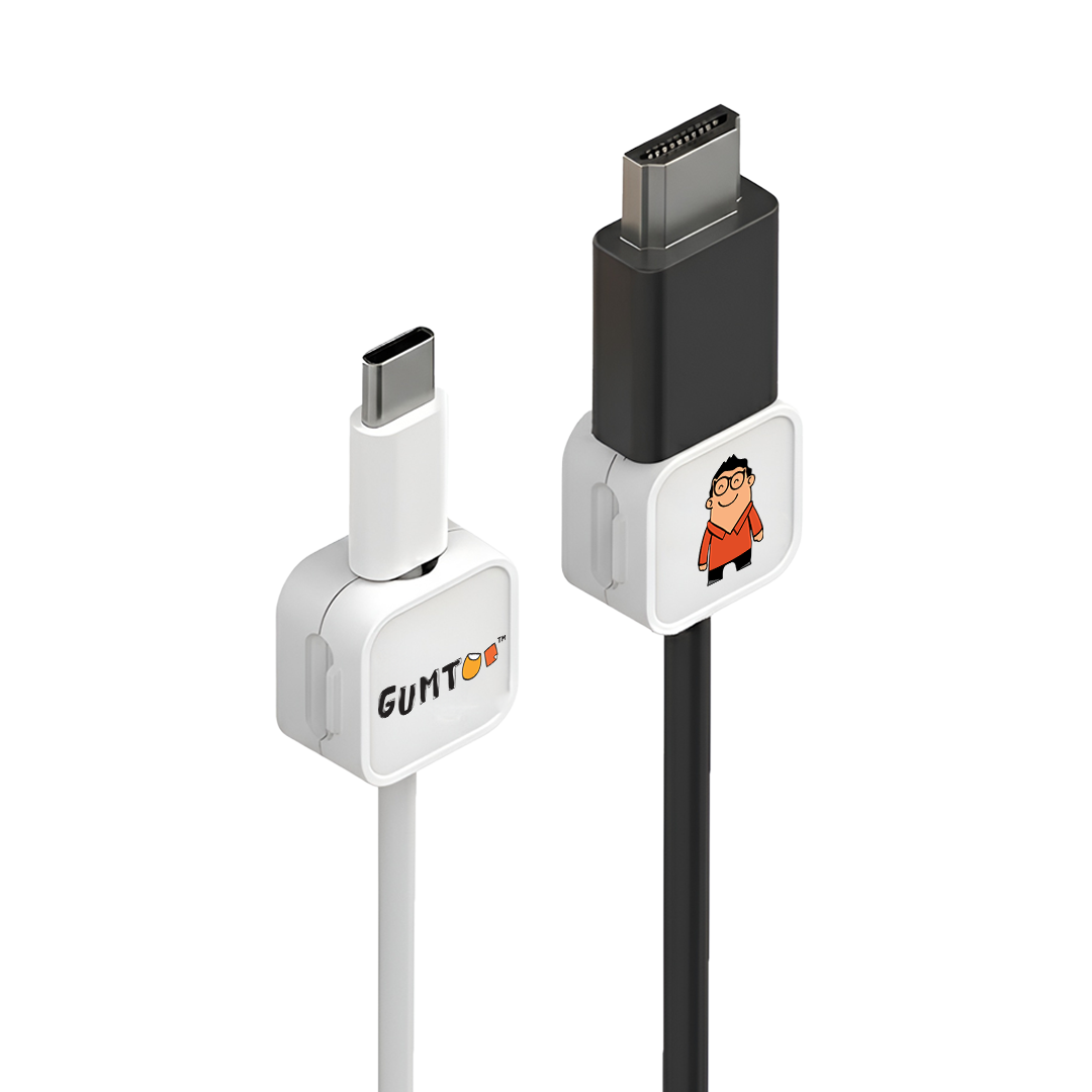 Custom Cable Organiser Clip with Logo | Cable Management Clips | Gumtoo