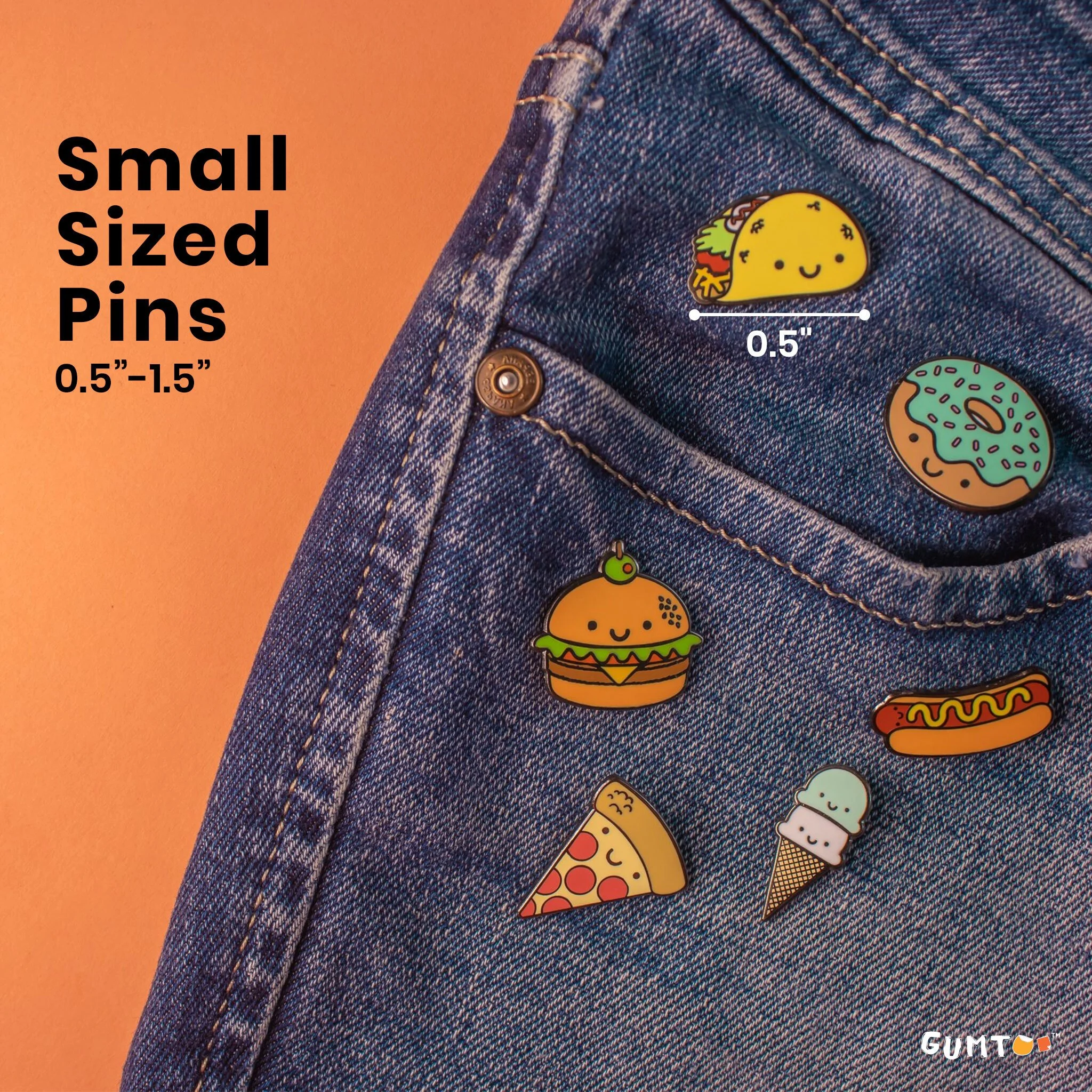 What Enamel Pin Size Should you Choose? - Complete Guide | Gumtoo