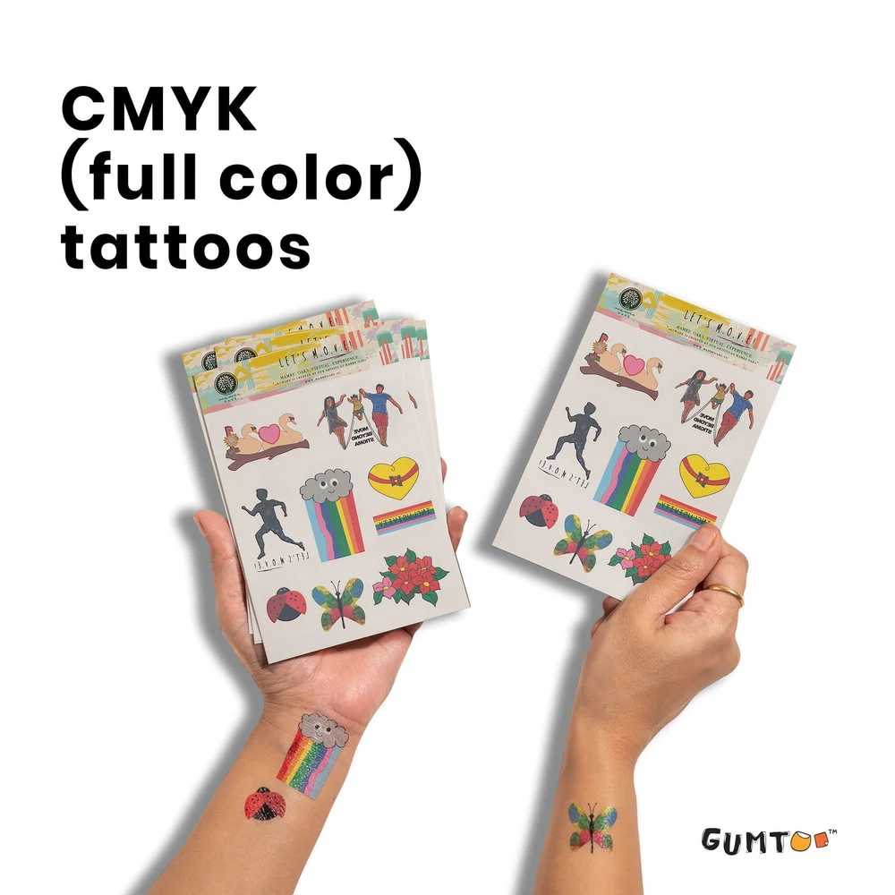 Different types of Decal Temporary Tattoos?- Learning Guide | Gumtoo