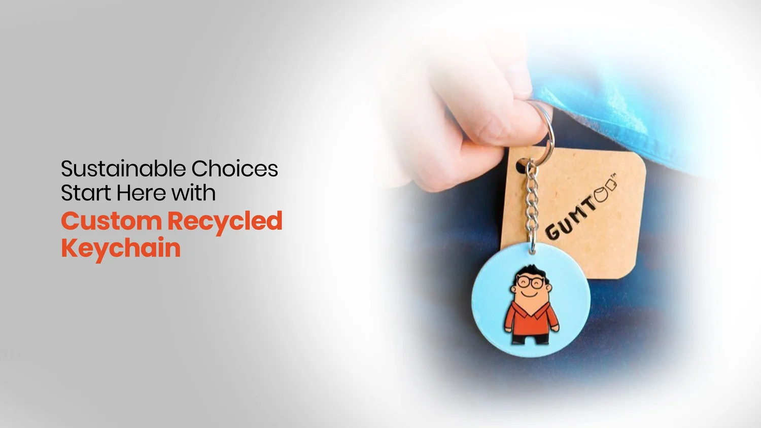 Custom Eco Friendly Keychains | Gumtoo