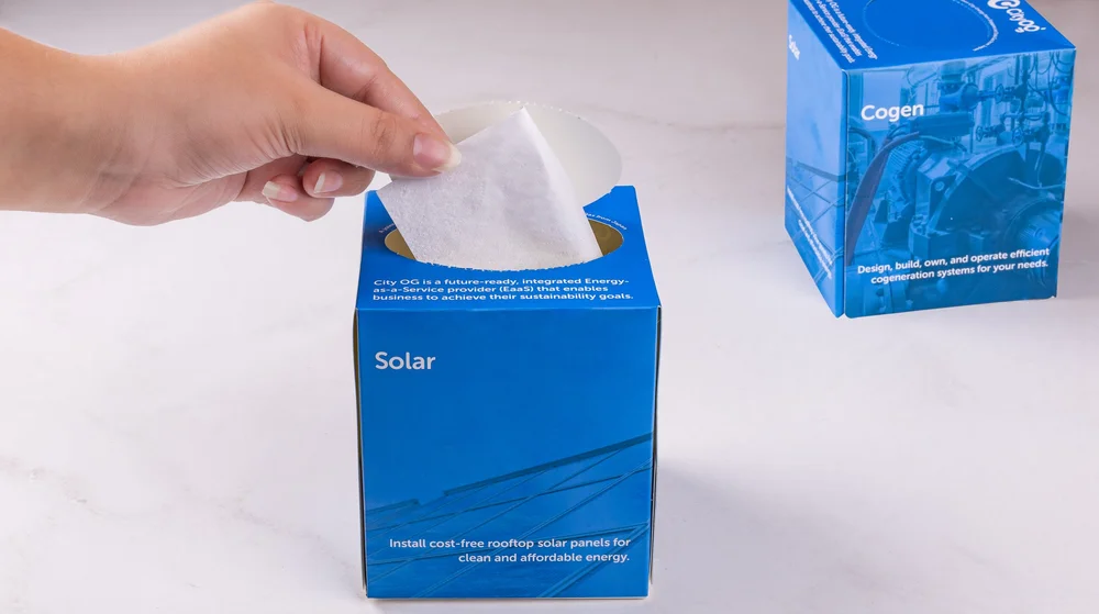 Custom Tissue Packs & Tissue Box Printing Singapore | Gumtoo