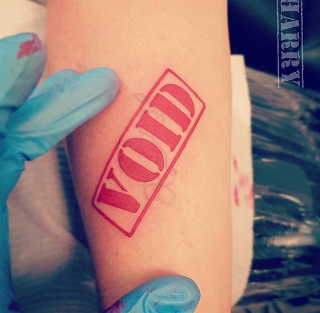 Void Stamp Tattoo