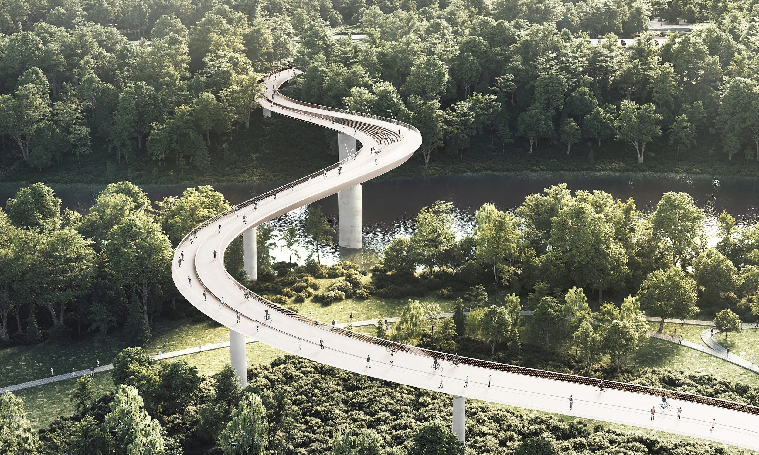 Bridge over Neris, Vilnius — SquareOne