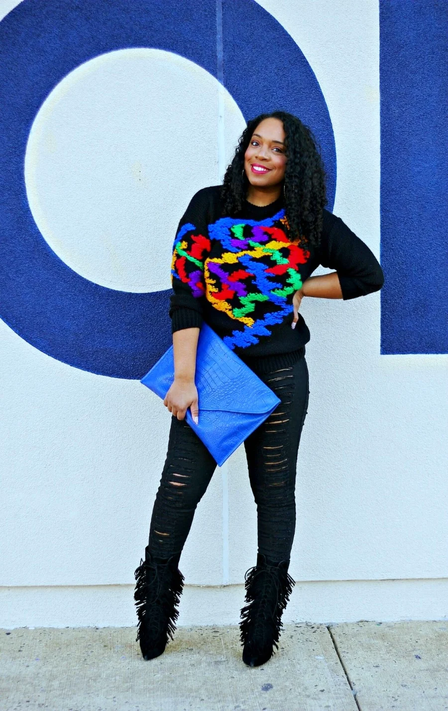 Vintage Lovin'-Colorful Sweater — Style & Poise