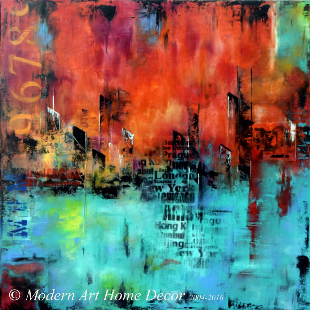 Abstract Urban Painting