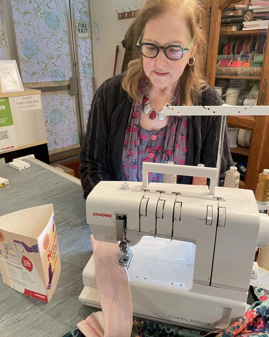 Rachel's Textiles Jersey Janome Sewing Machines Fabrics Haberdashery ...