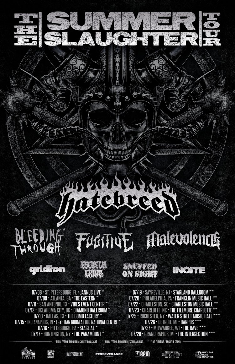 Hatebreed Announce Summer Slaughter 2025 — Hatebreed - Weight Of The ...
