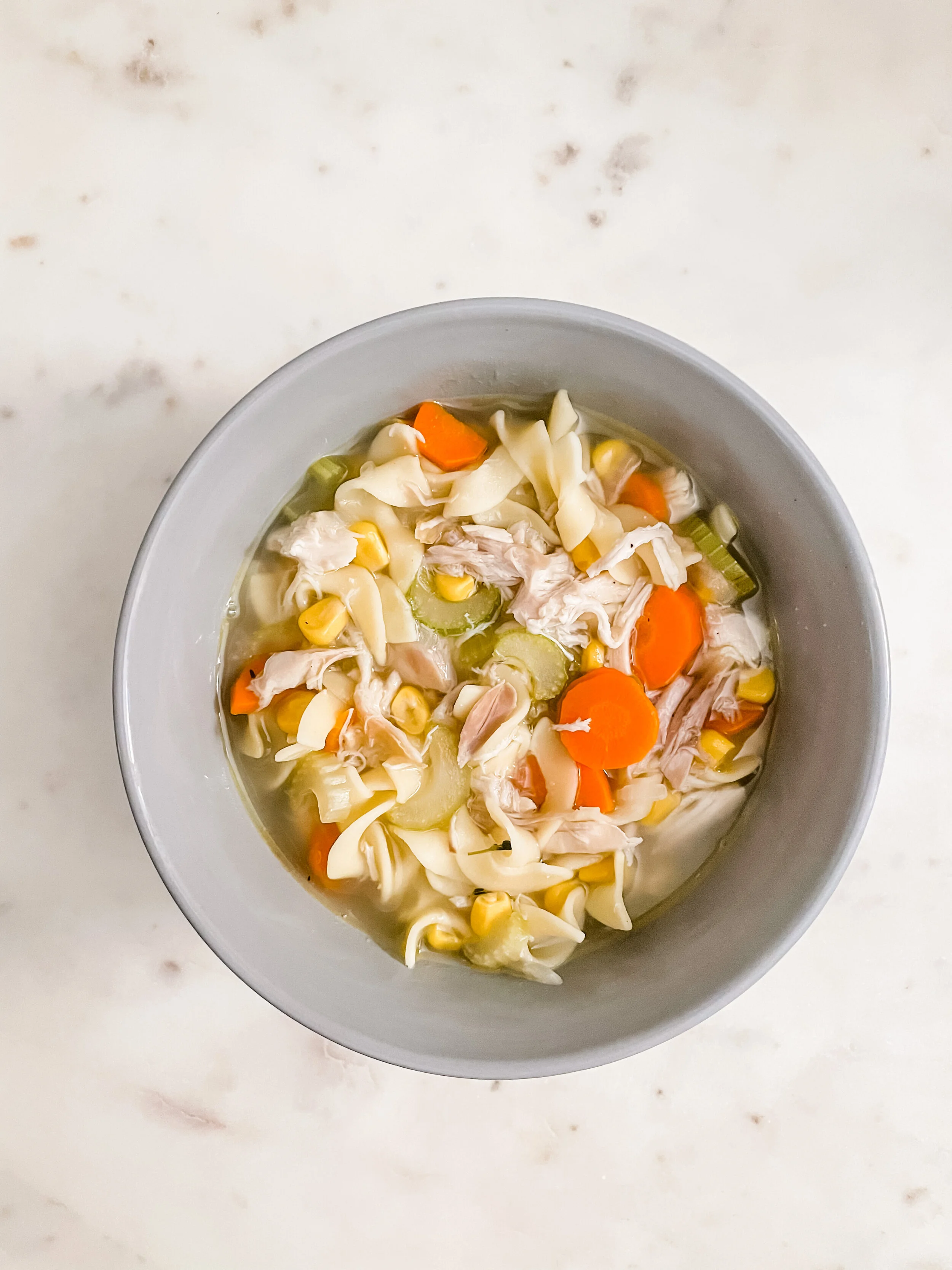 Simple Chicken Noodle Soup Recipe | Simple Modest Mom