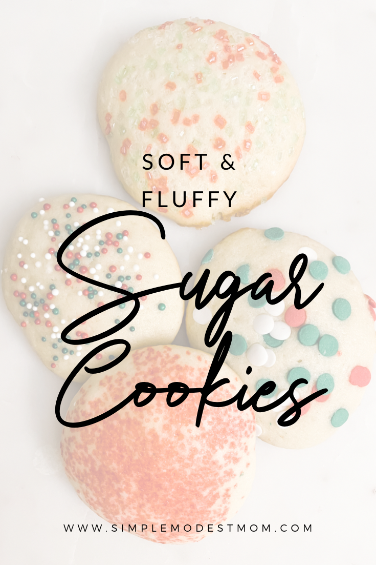 Soft & Fluffy Sugar Cookies | Simple Modest Mom