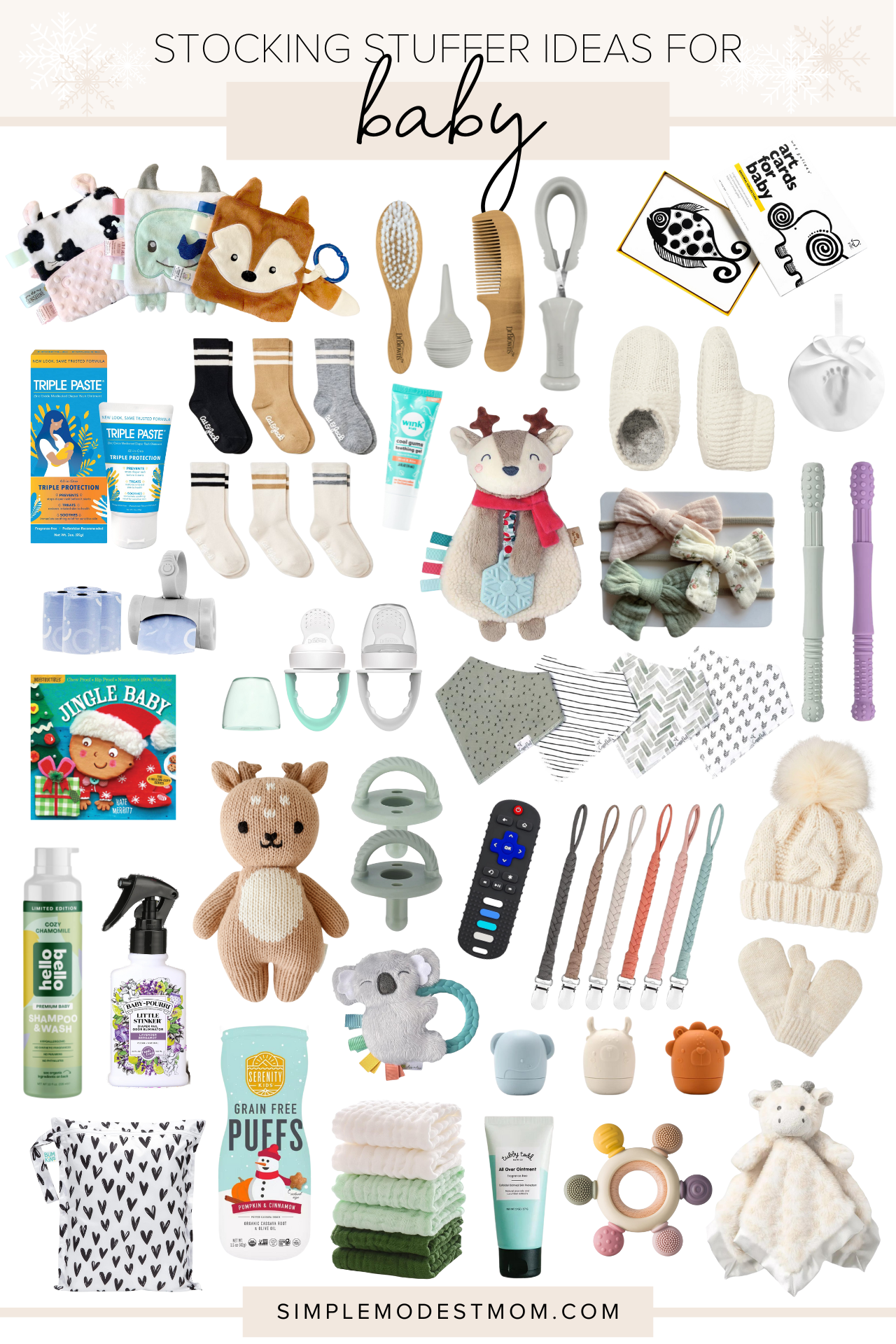 Tiny Treasures: Stocking Stuffer Ideas for Babies | Simple Modest Mom