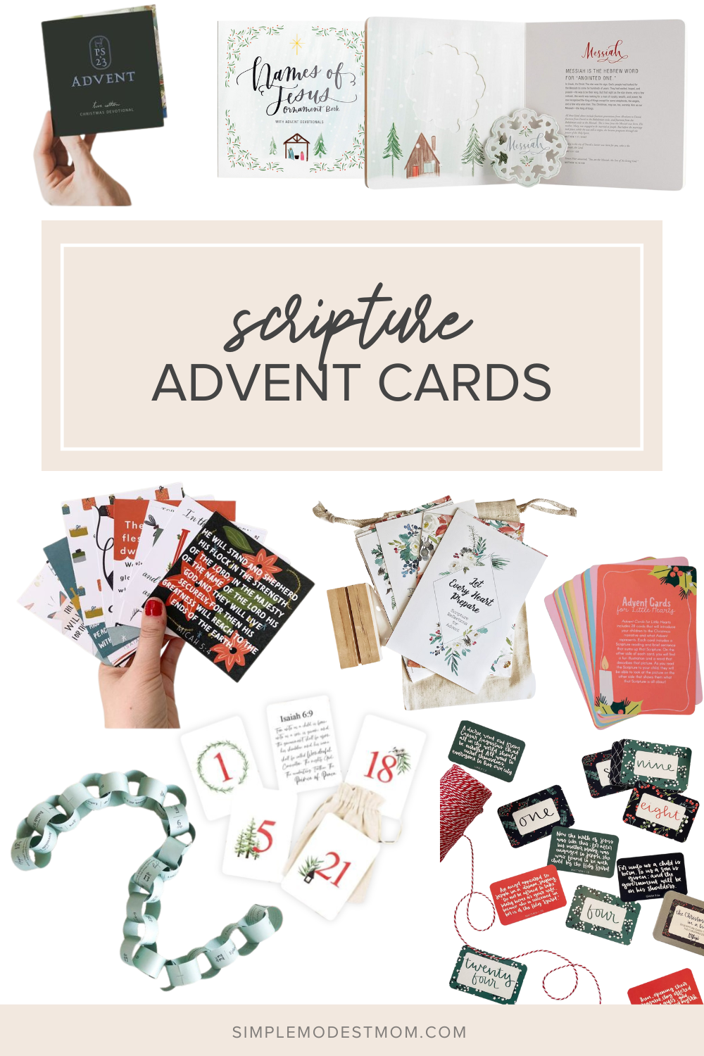 15 Beautiful Advent Scripture Sets | Simple Modest Mom
