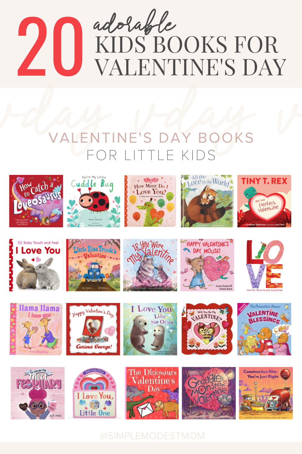 Valentine's Day Books for Kids | Simple Modest Mom
