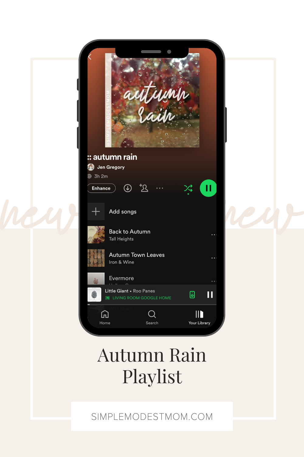 Chill Autumn Playlist | Simple Modest Mom