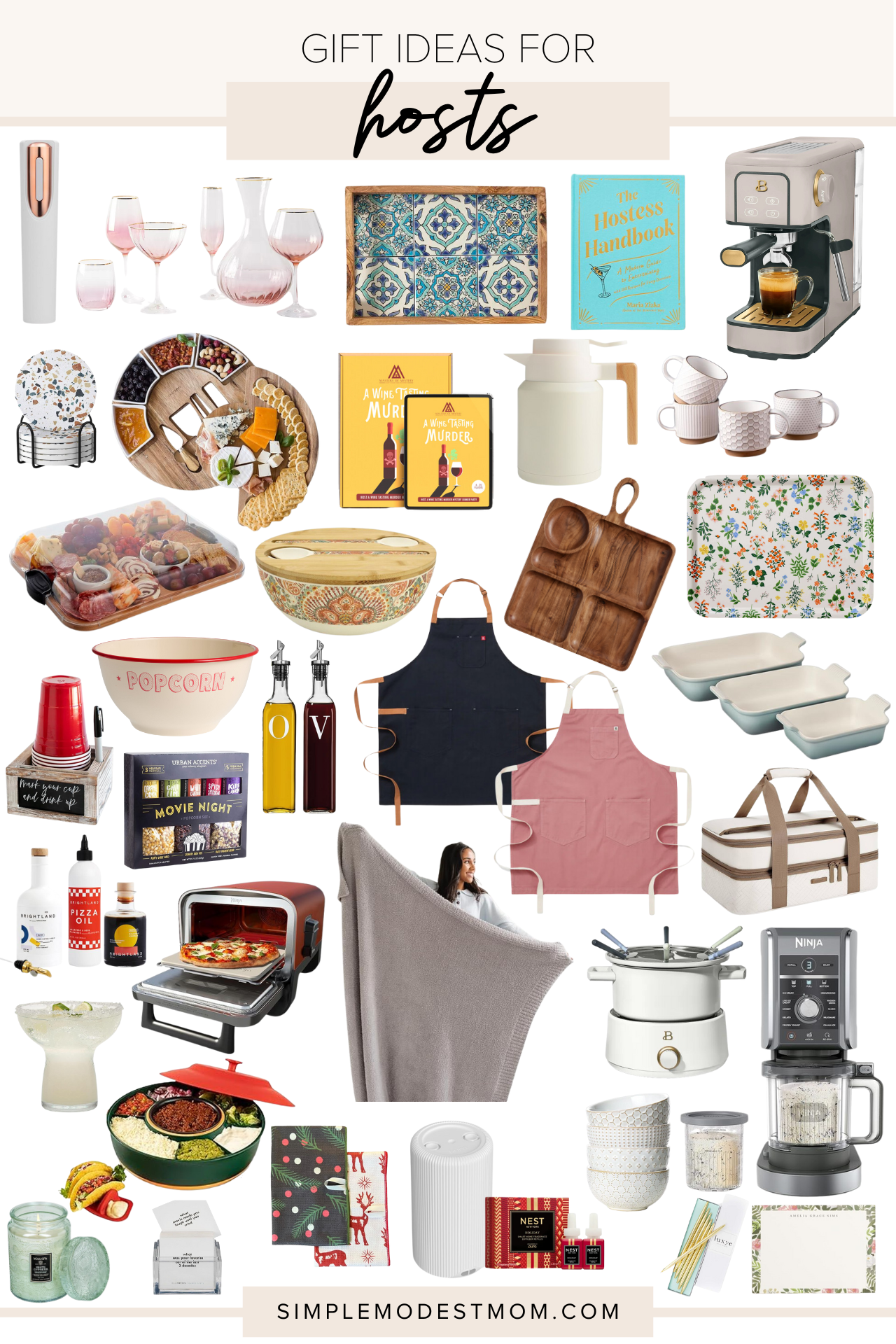 Top Gifts for Hosts and Hostesses Who Love Entertaining | Simple Modest Mom