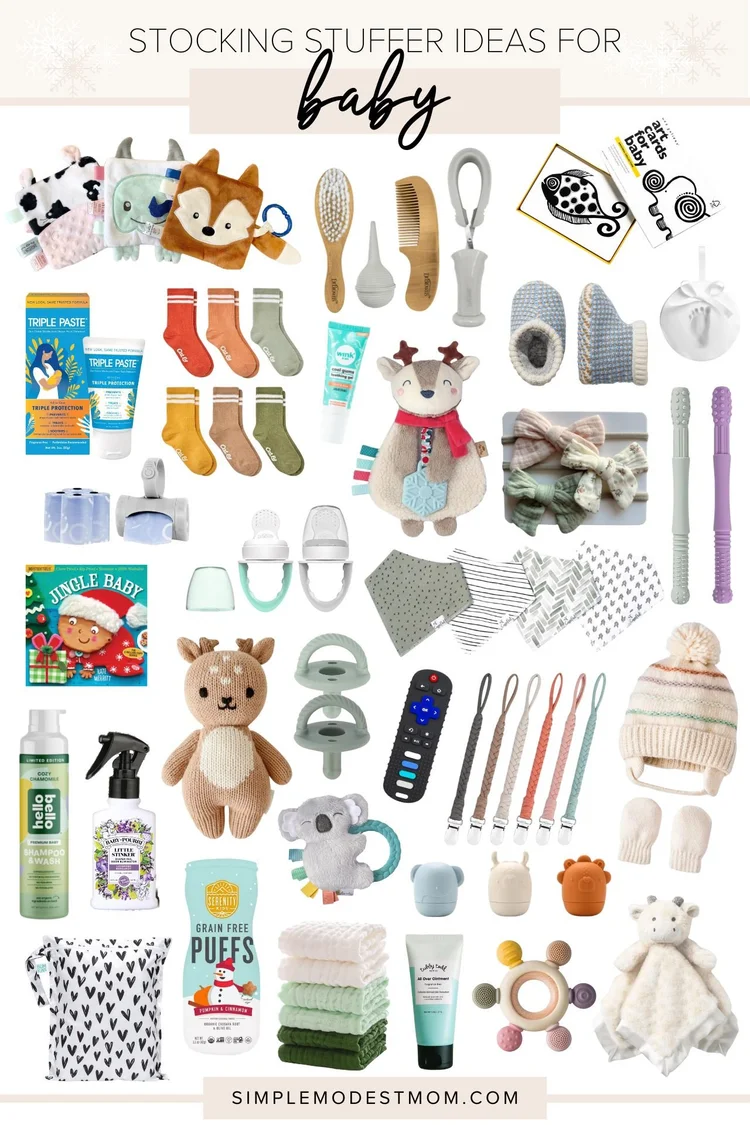 Tiny Treasures: Stocking Stuffer Ideas for Babies | Simple Modest Mom