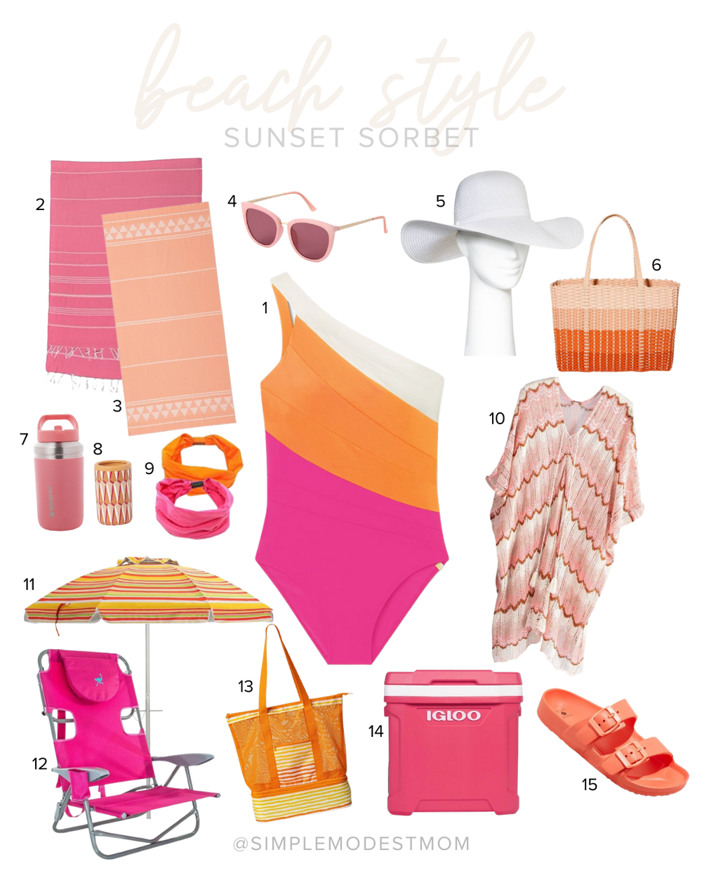 My Summer Playlist + Summer Beach Styles | Simple Modest Mom