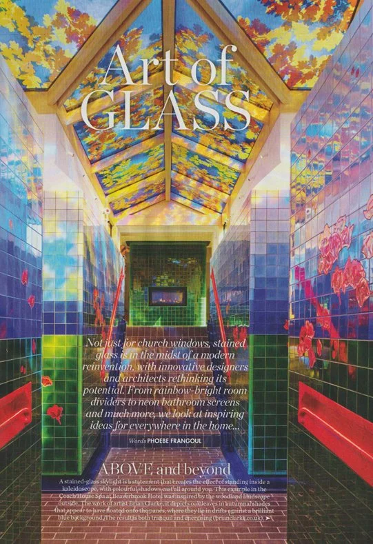 Elle Decoration Feature on Contemporary Stained Glass - July 2022 Issue ...