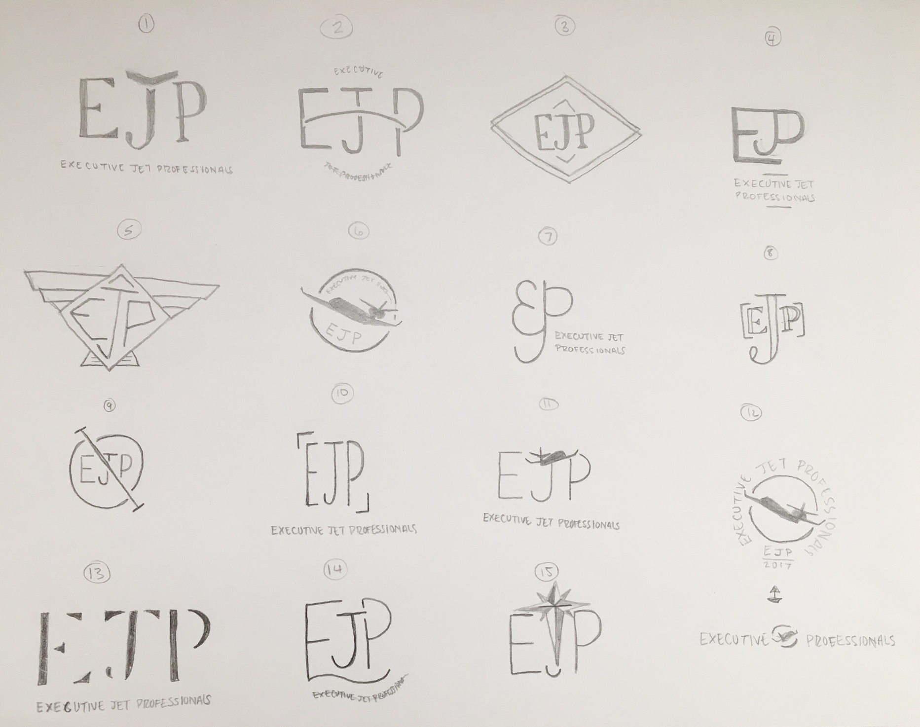 Hayley Bigham Designs - Executive Jet Professionals Logo Design