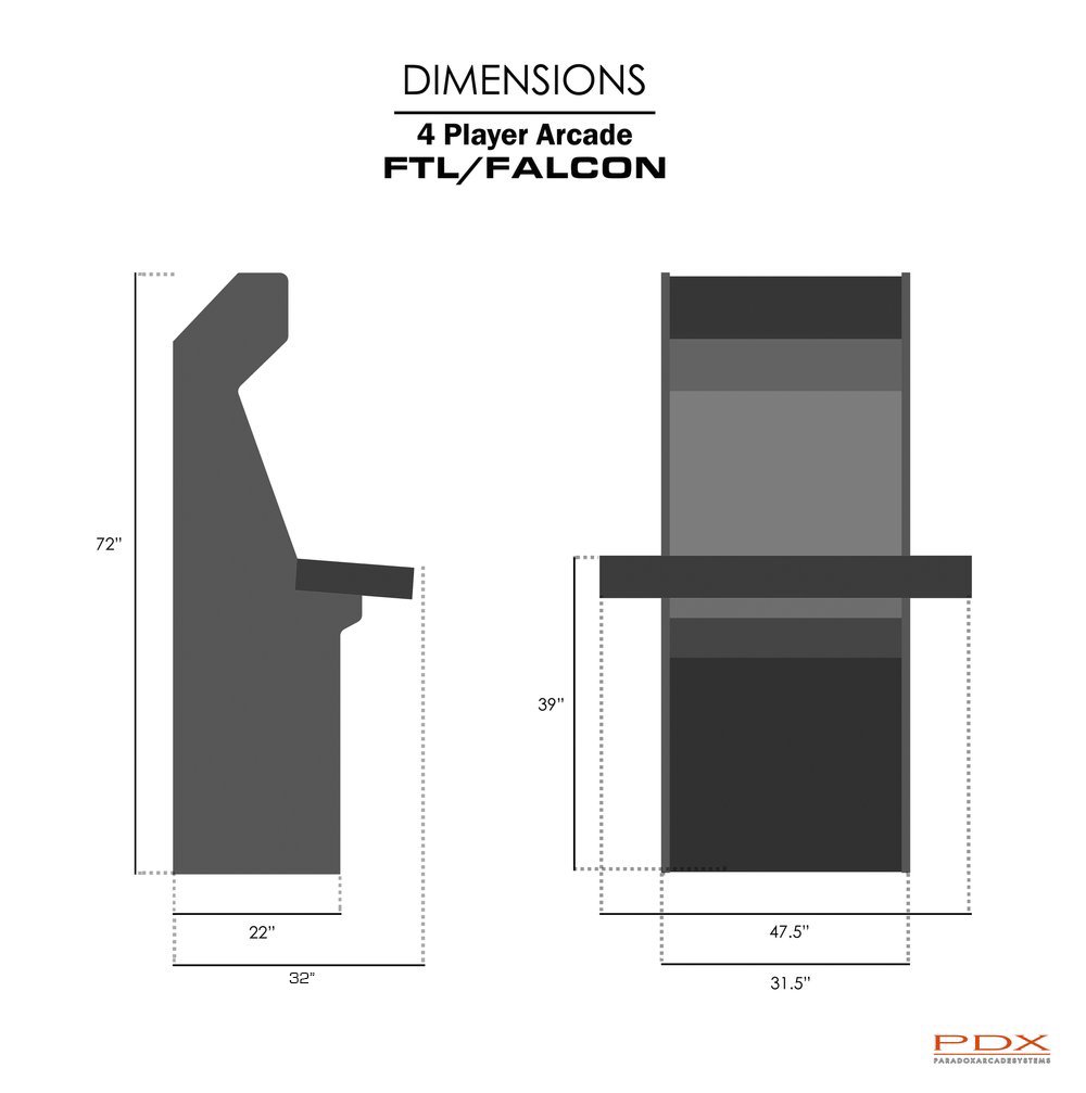 Arcade Cabinet Dimensions | Cabinets Matttroy