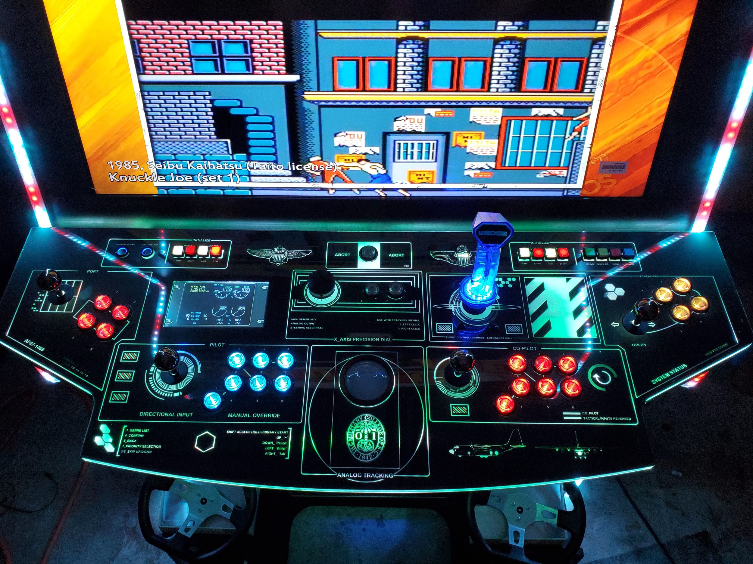 'FALCON/COLOSSUS' v2.0 - XL 4 Player Arcade (First-Class) - 43" Monitor ...