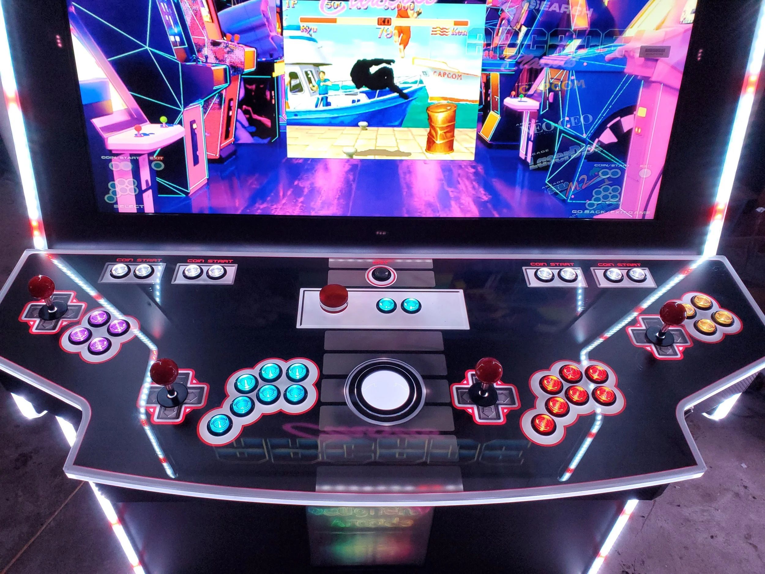 Backlit Control Panels — Paradox Arcade Systems