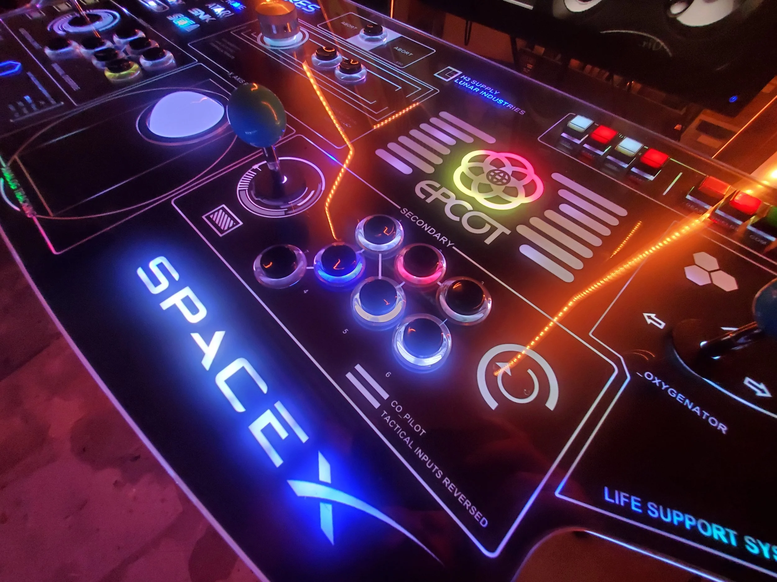 Backlit Control Panels — Paradox Arcade Systems