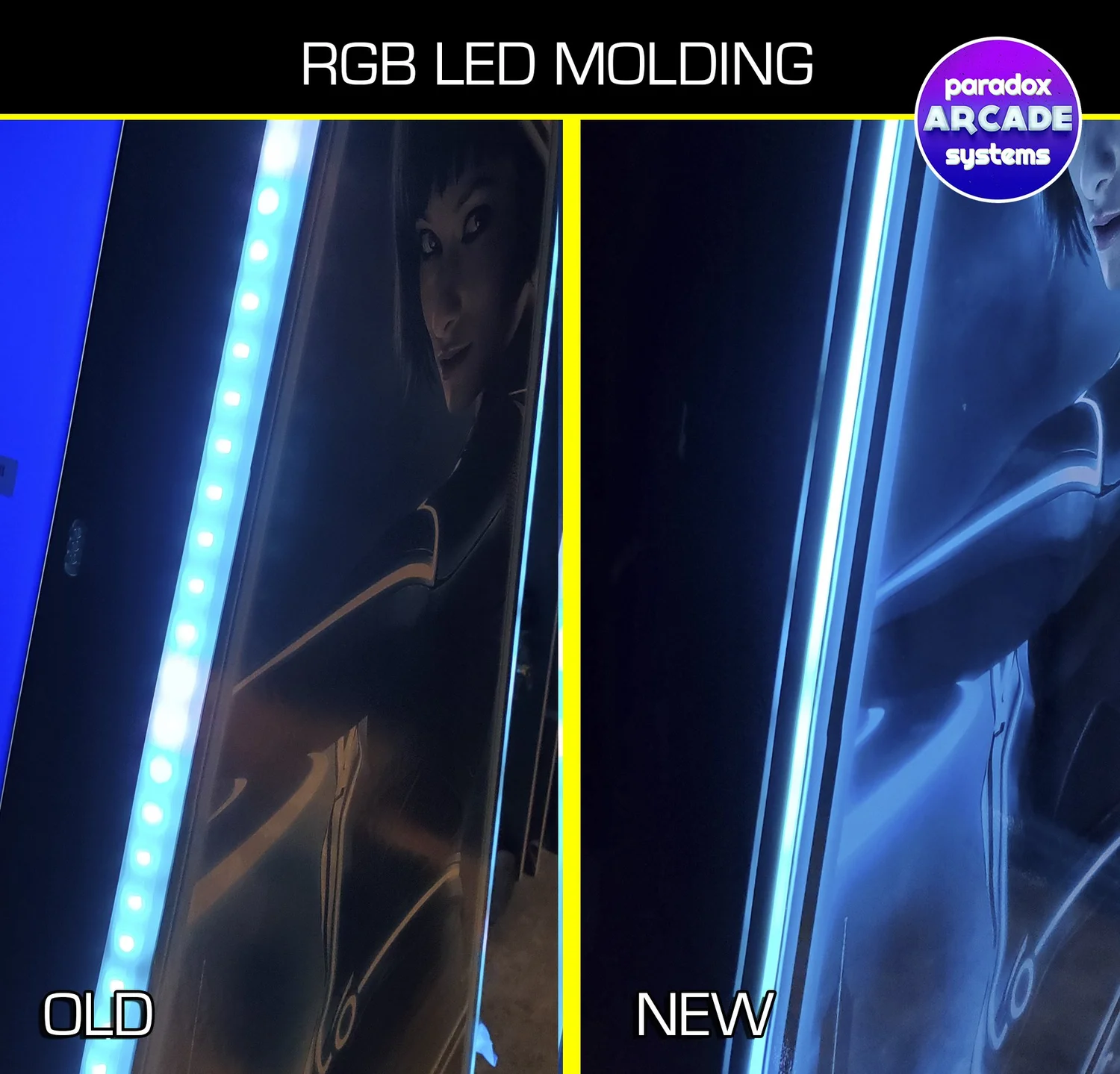 RGB LED T-Molding — Paradox Arcade Systems