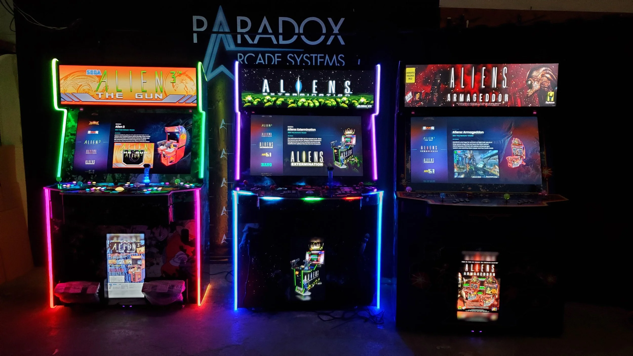LCD Marquee — Paradox Arcade Systems