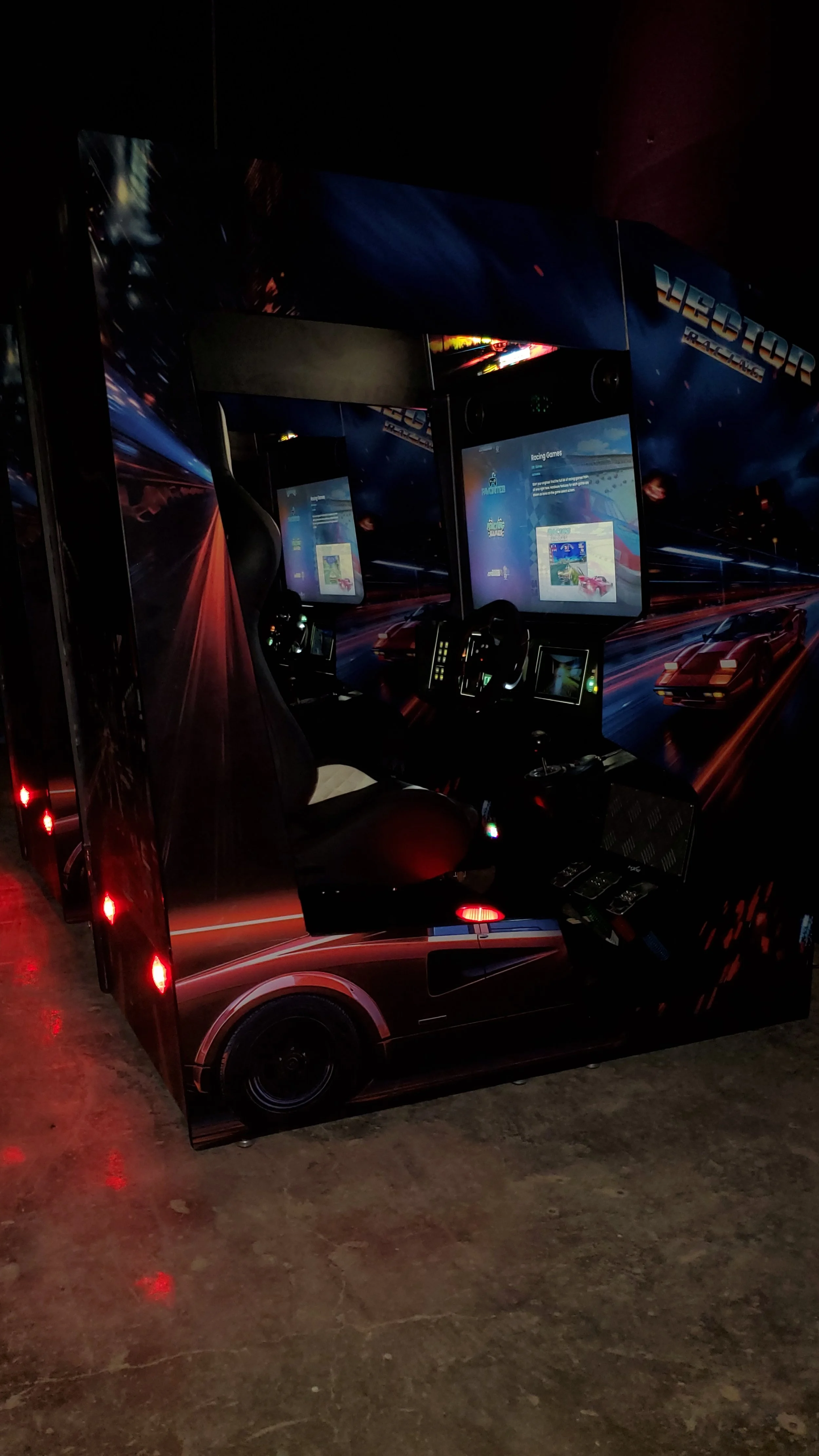 VECTOR - Linkable Custom Racing Arcade Cabinet (Cockpit and Non-Cockpit ...