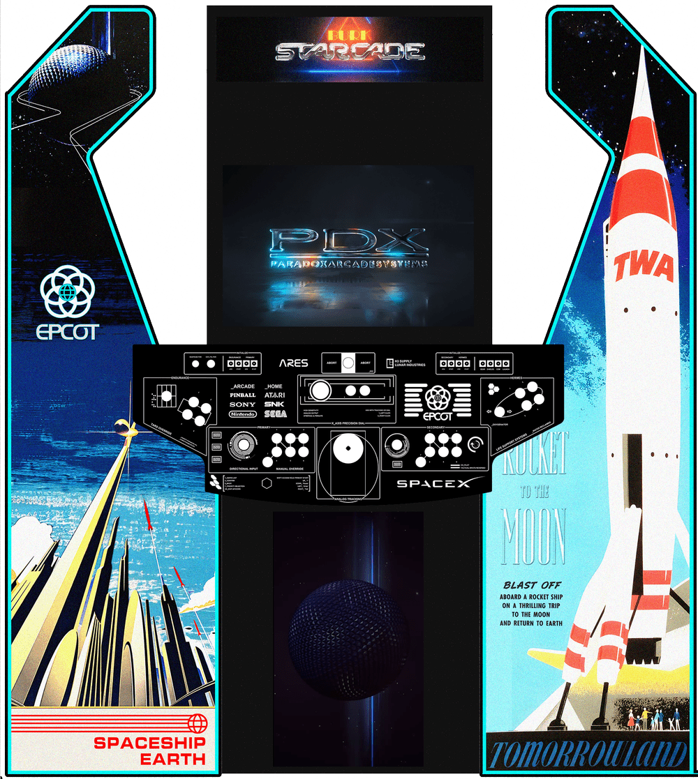 SCI-FI / "Starcade" — Paradox Arcade Systems