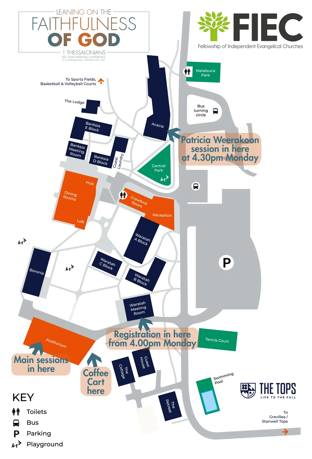 Tops Site Map — FIEC