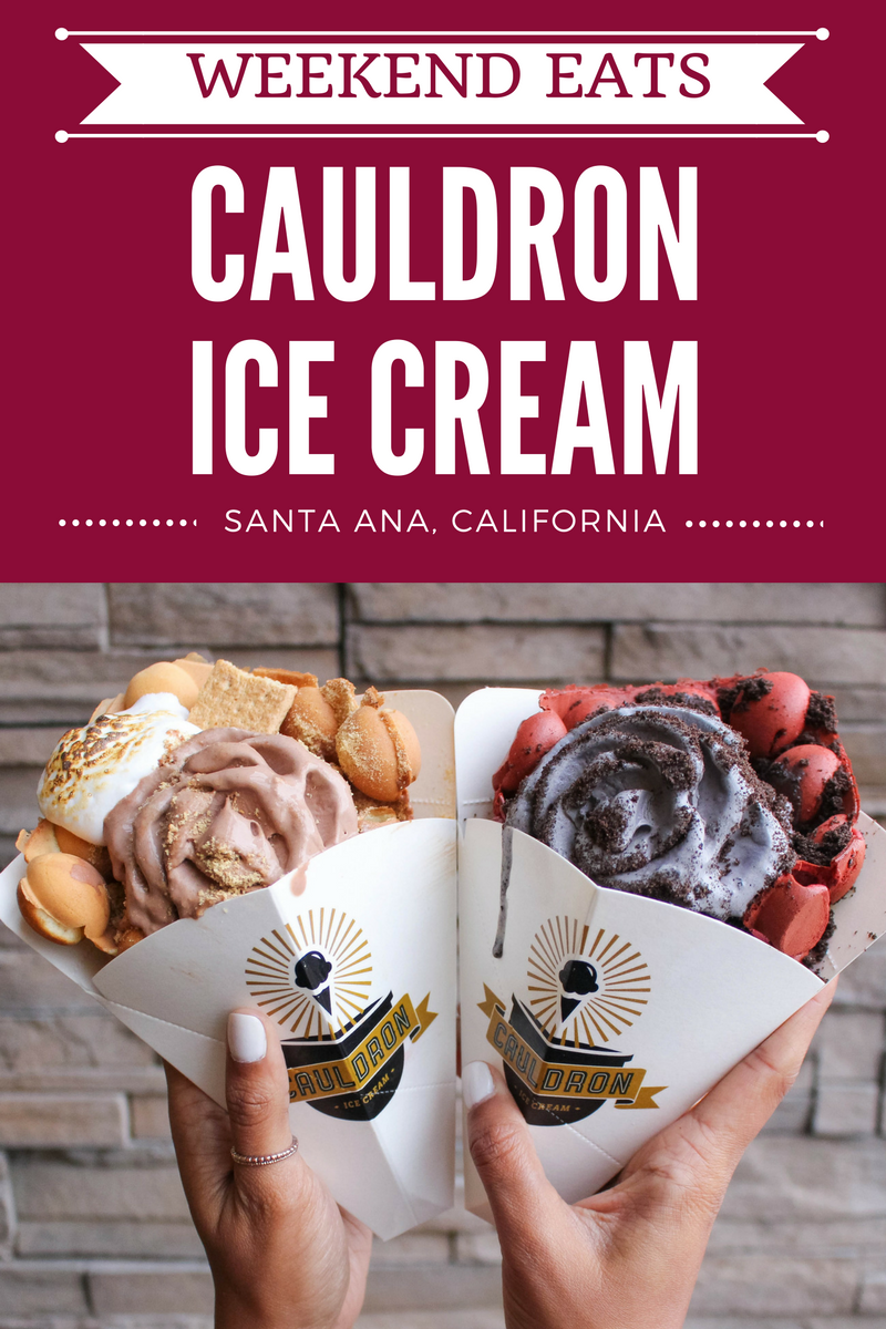 CAULDRON ICE CREAM IN SANTA ANA, CALIFORNIA — SUGAR & STAMPS