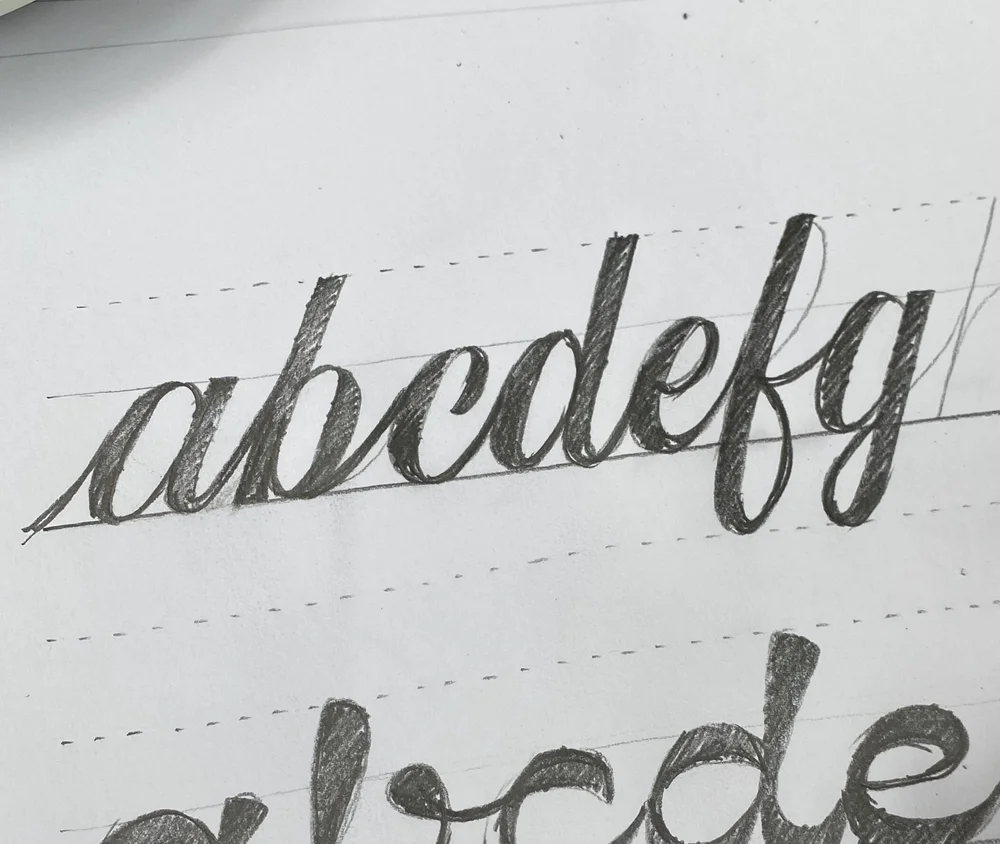 Best Way To Practice Cursive Lettering — Stefan Kunz Studio