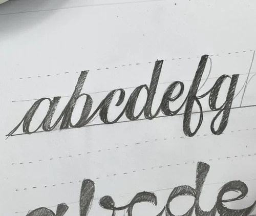 Best Way To Practice Cursive Lettering — Stefan Kunz Studio