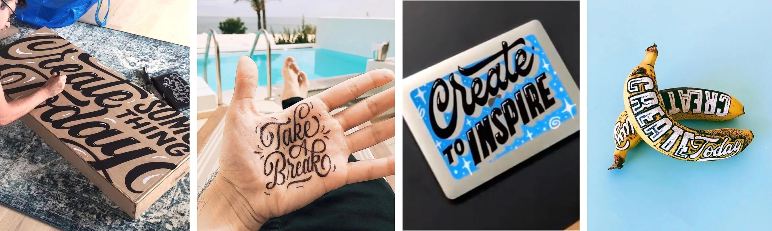 4 Creative Lettering IDEAS To Try in November 2021 — Stefan Kunz Studio