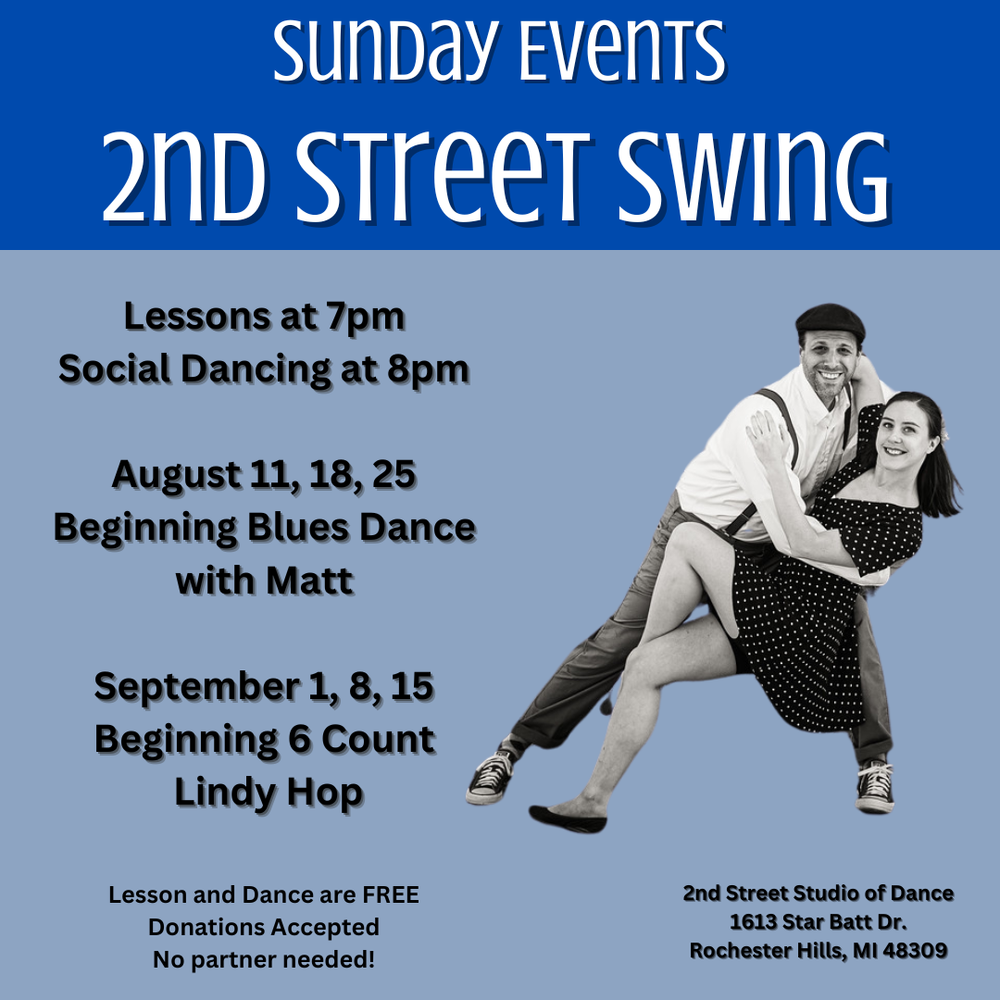 Swing Dance — 2nd Street Studio of Dance