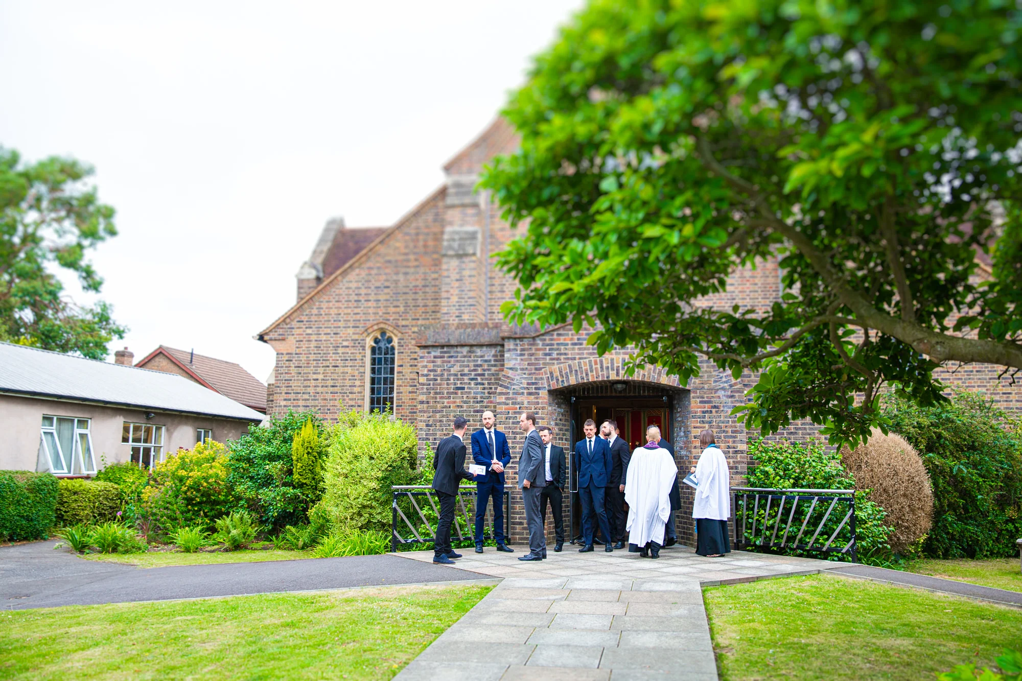 Funeral at All Saints Church and South West Middlesex Crematorium, London