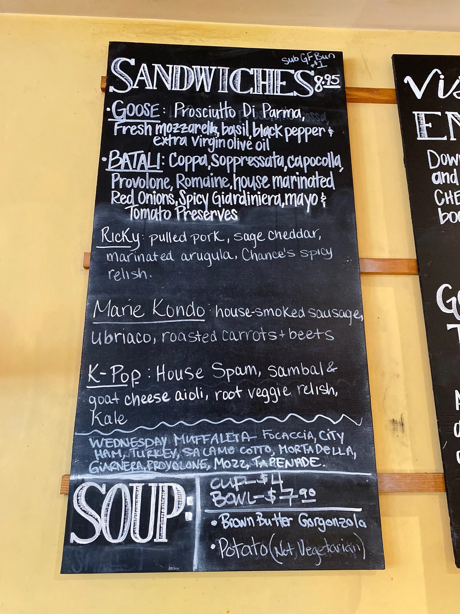 Today's Menu — Goose the Market