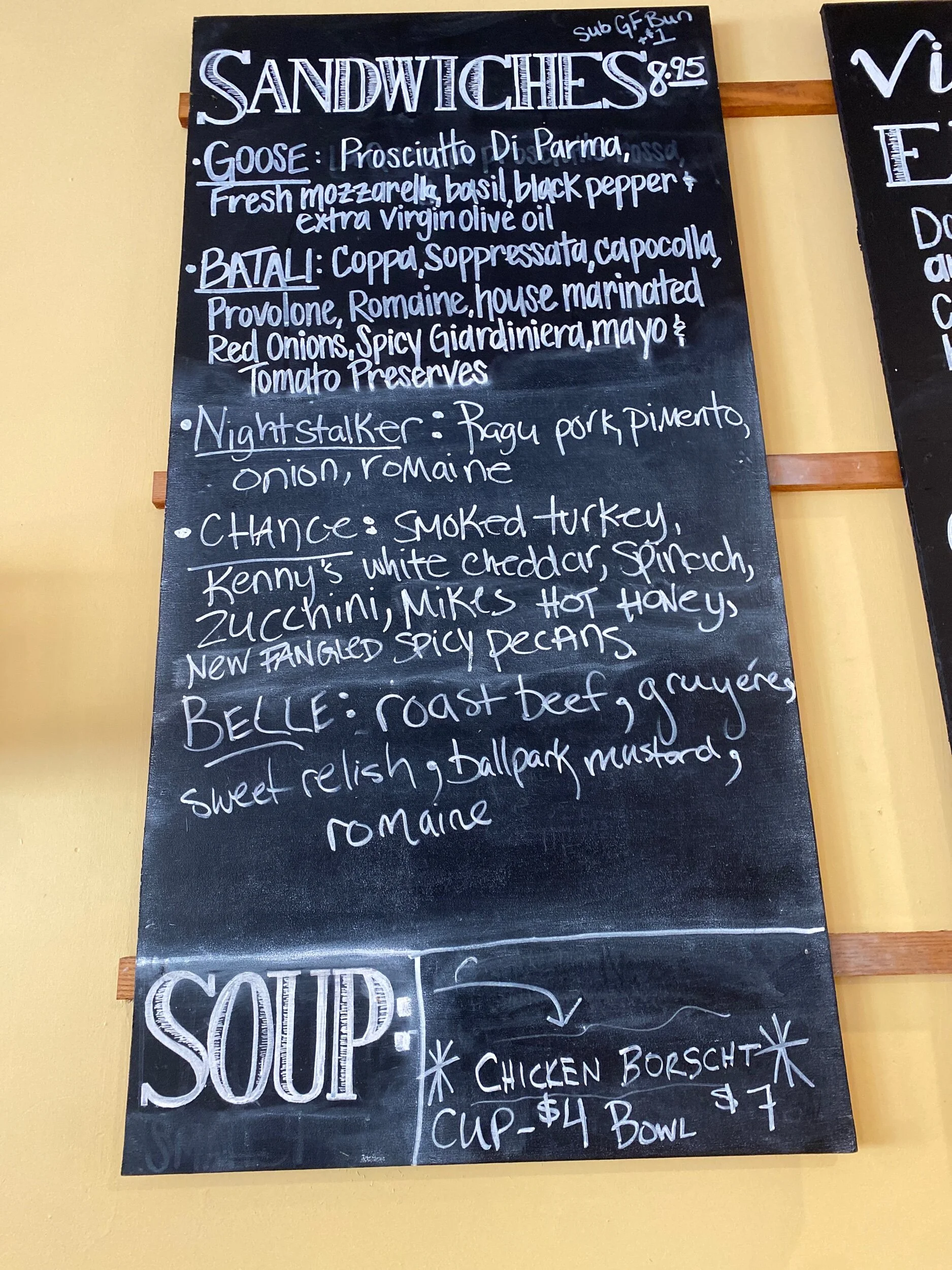 Today's Menu — Goose the Market